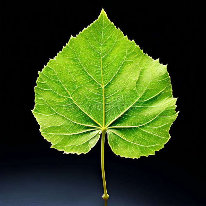 Simple Leaf a Leaf Structure with a Single Blade Attached To a Stock ...