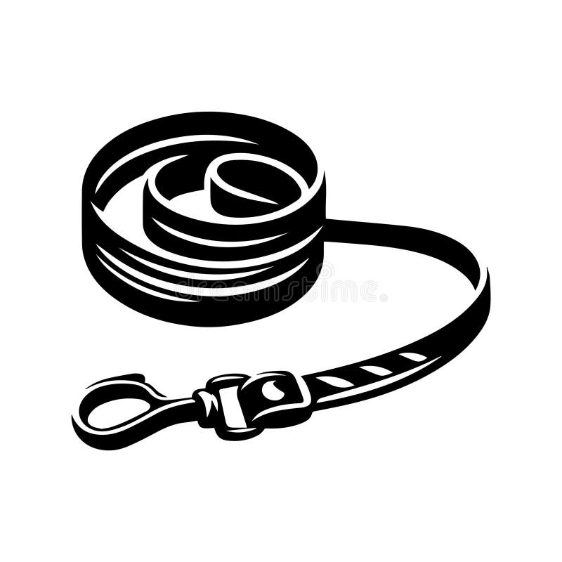 Simple Leashes and Collars Vector Icon Vintage Logo Retro Illustration ...