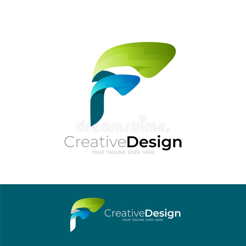 Simple Letter F Logo Vector, F Icon Design Company Stock Vector ...