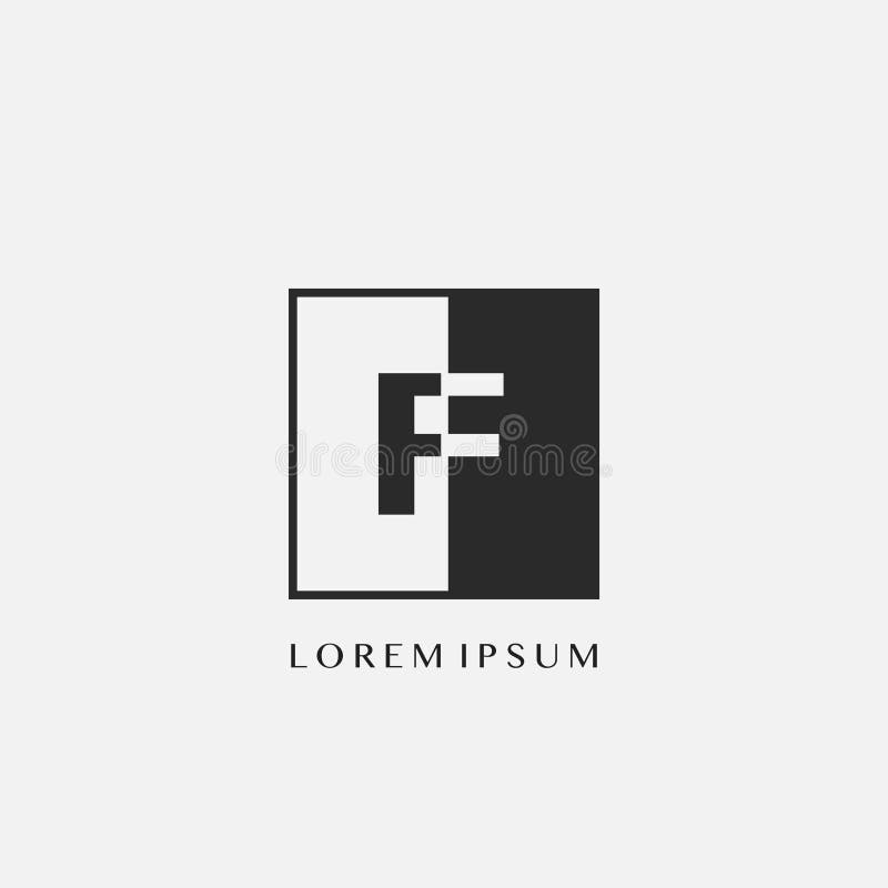 Letter F Square Logo Stock Illustrations – 938 Letter F Square Logo ...