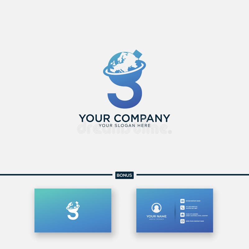 Simple Letter G and Europa Global Logo Stock Vector - Illustration of ...