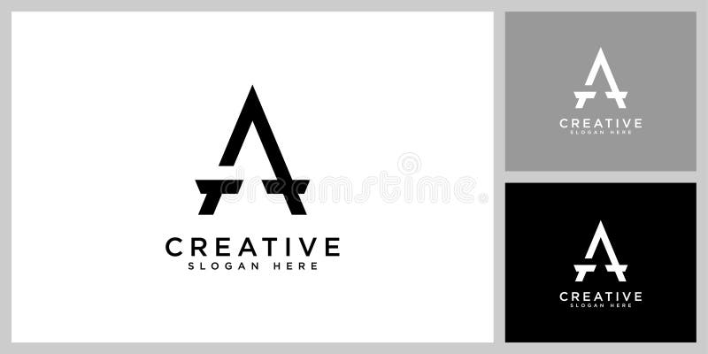 Simple Letter a Logo Template Vector Stock Vector - Illustration of ...