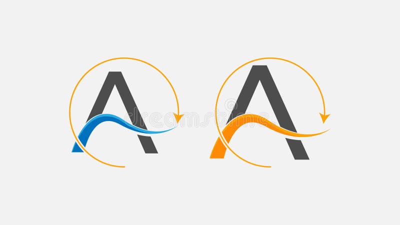 Simple Letter a Logo Template Vector Set Alphabet Letter Icon Logo a ...