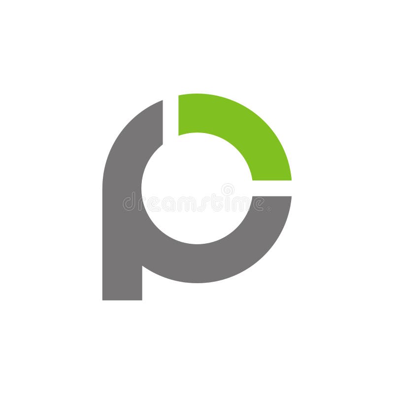 Simple Letter P Logo Design Template for Business - Vector Stock Vector ...