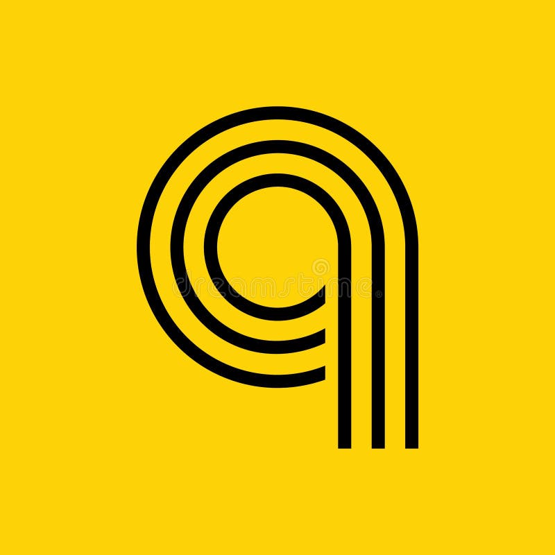 Simple Letter Q. Vector Illustration Decorative Design Stock Vector ...