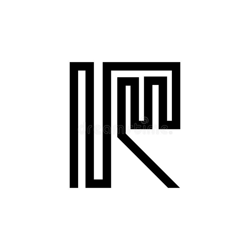 Simple Letter R Logo Design Template Stock Vector - Illustration of ...