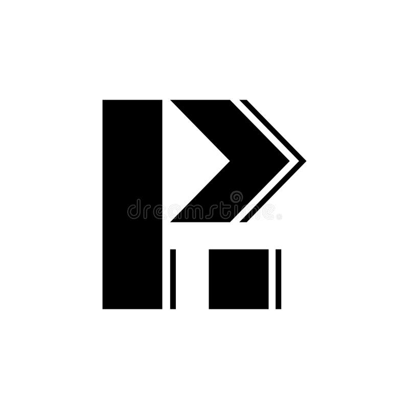 Simple Letter R Logo Design Template Stock Vector - Illustration of ...