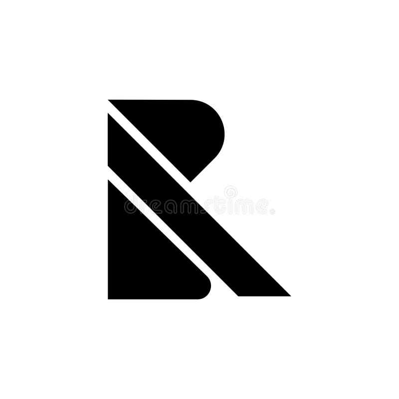Simple Letter R Logo Design Template Stock Vector - Illustration of ...