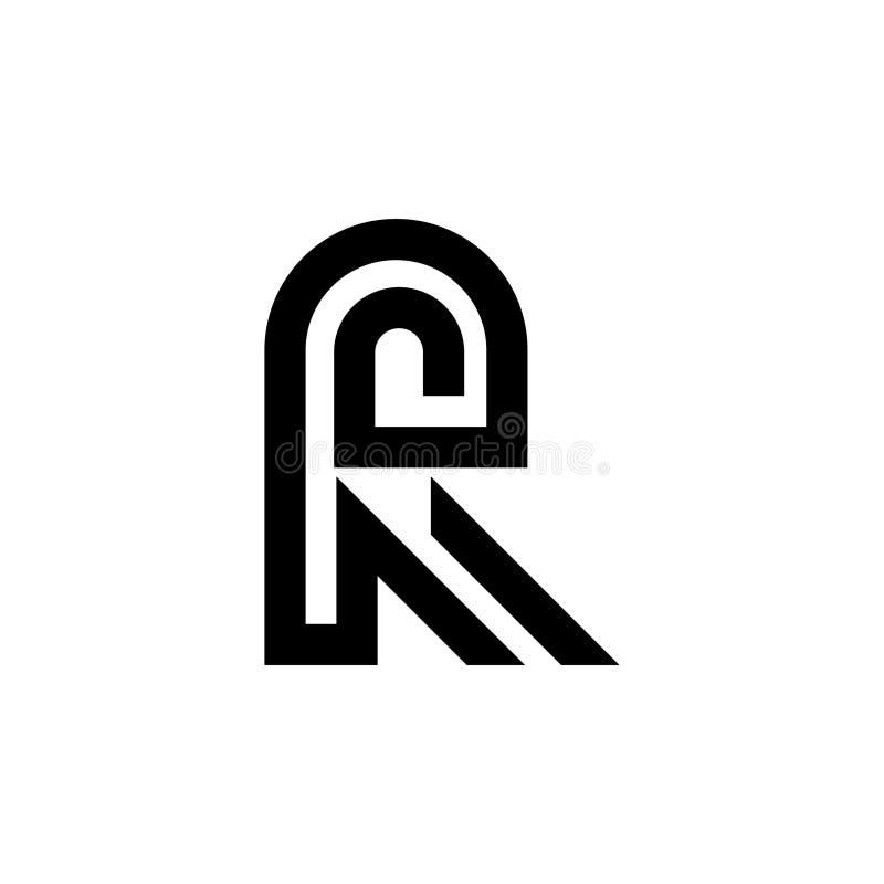 Simple Letter R Logo Design Template Stock Vector - Illustration of ...