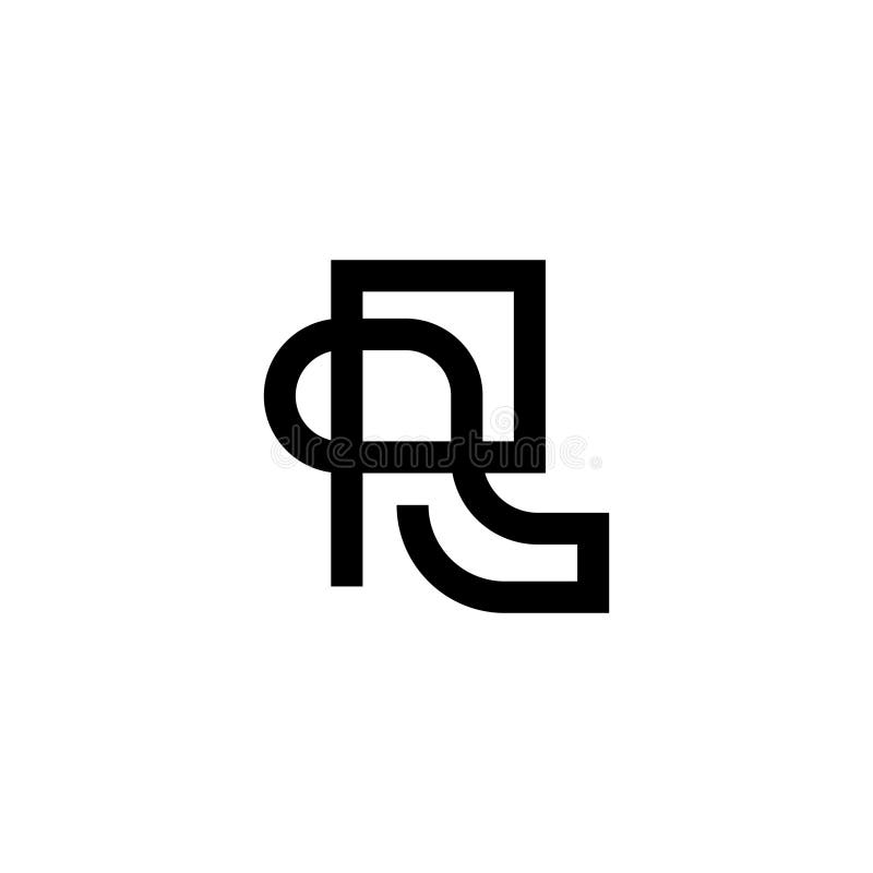 Simple Letter R Logo Design Template Stock Vector - Illustration of ...