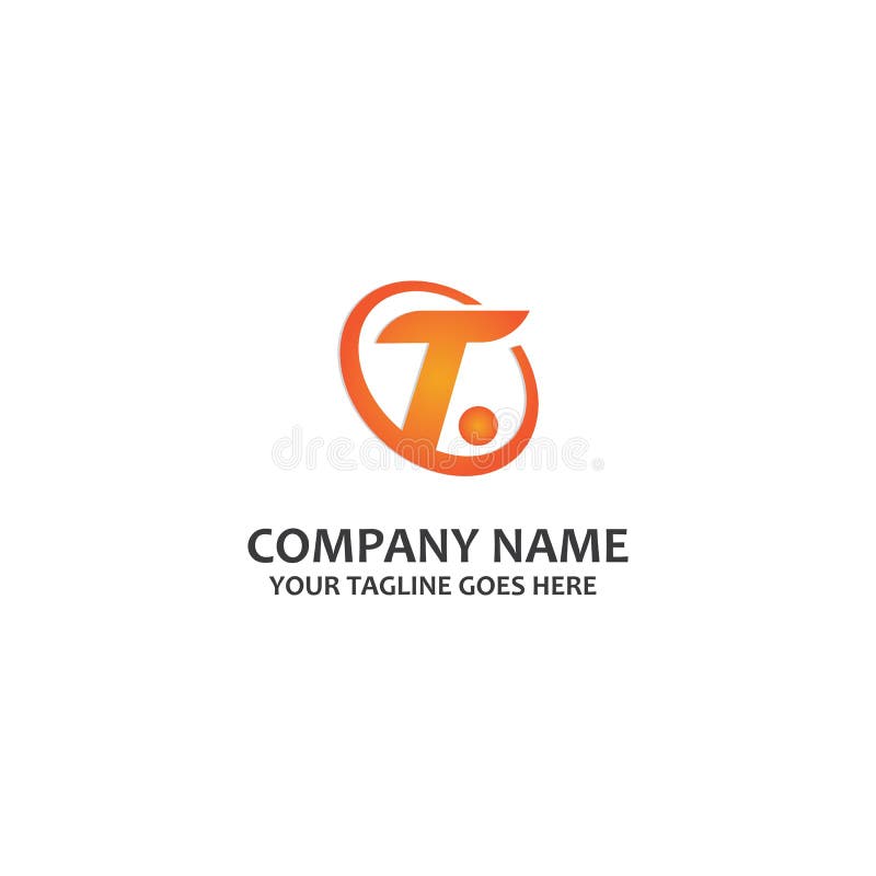 Simple Letter T Vector Logo Stock Vector - Illustration of luxury ...