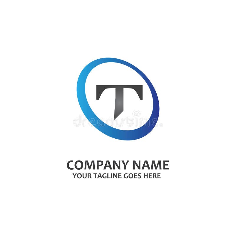 Simple Letter T Vector Logo Stock Vector - Illustration of icon ...