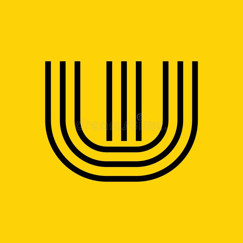 Simple Letter W. Vector Illustration Decorative Design Stock Vector ...