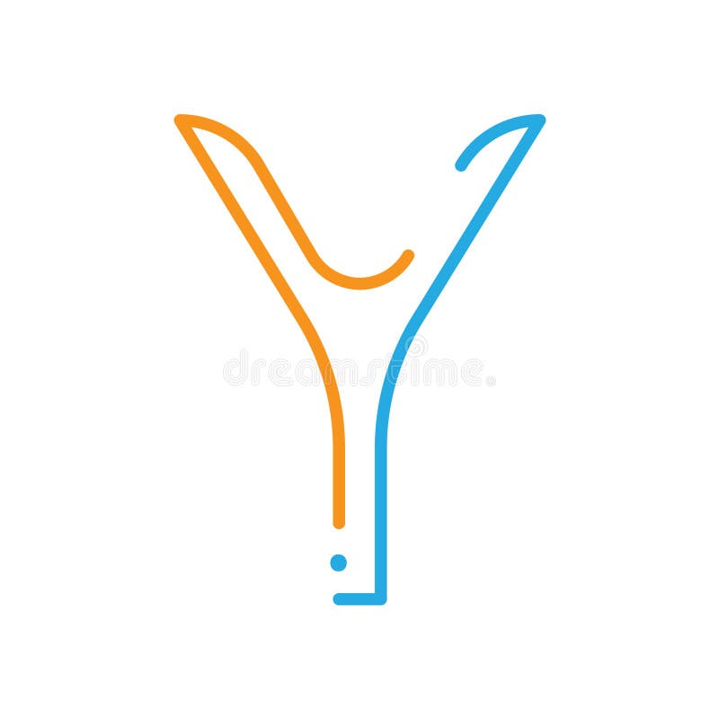 Simple Letter Y. Vector Illustration Decorative Design Stock Vector ...