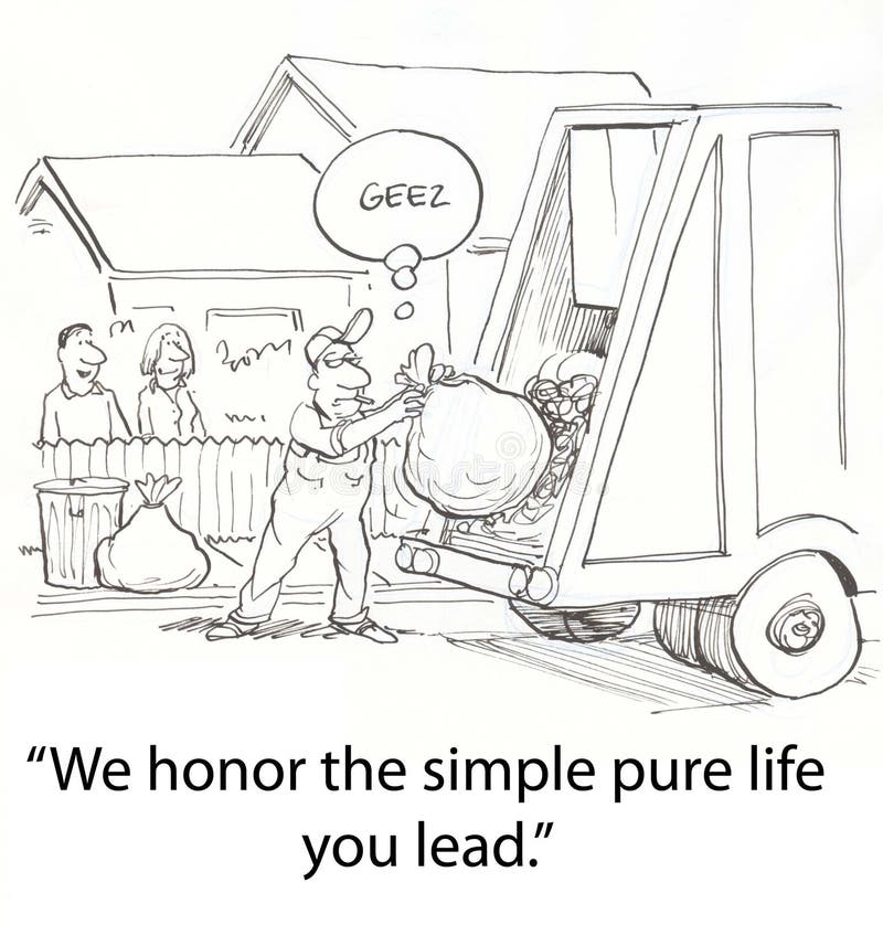 Simple life stock illustration. Illustration of manual - 23630555