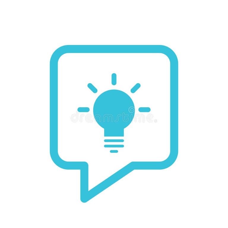 Simple Life Hack Icon, Bulb Solving Problem Icon. Stock Vector ...