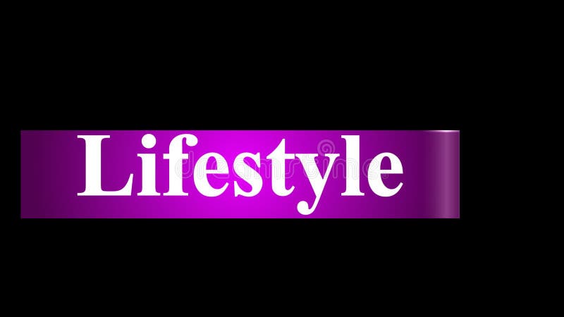 Simple Lifestyle Lower Third in Magenta Color in the Alpha Matte ...