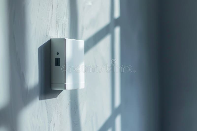 A Simple Light Switch Mounted on a Wall Near a Window, Providing Easy ...