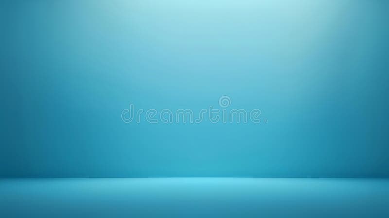Simple Light To Dark Blue Smooth Gradient Limbo Blank Background Visual ...