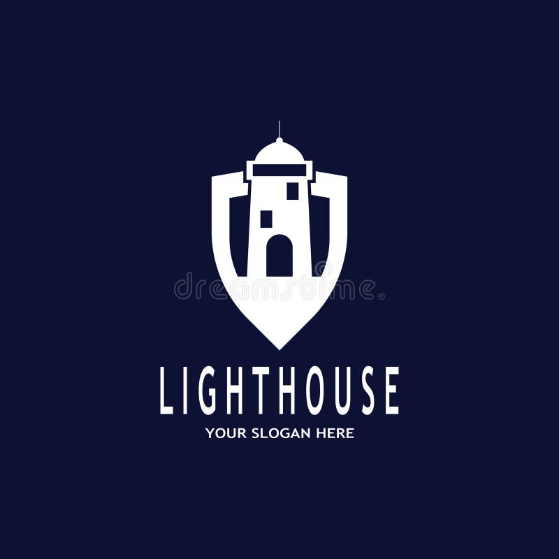 Simple Lighthouse Icon Sign Logo Stock Vector - Illustration of symbol ...