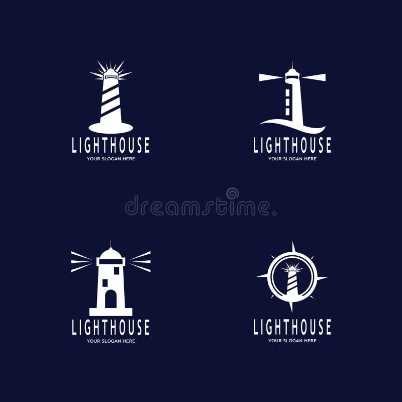 Simple Lighthouse Icon Sign Logo Stock Vector - Illustration of ...