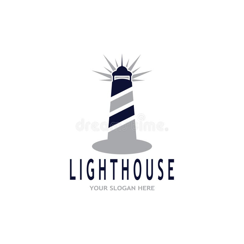 Simple Lighthouse Icon Sign Logo Stock Vector - Illustration of ...
