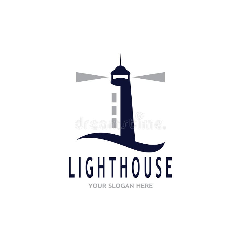 Simple Lighthouse Icon Sign Logo Stock Vector - Illustration of beacon ...