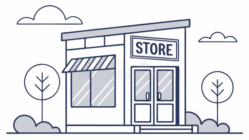 Line Drawing Store Stock Illustrations – 29,073 Line Drawing Store ...