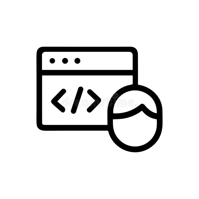 Developer Computer Line Art Stock Illustrations – 1,799 Developer Computer Line Art Stock ...