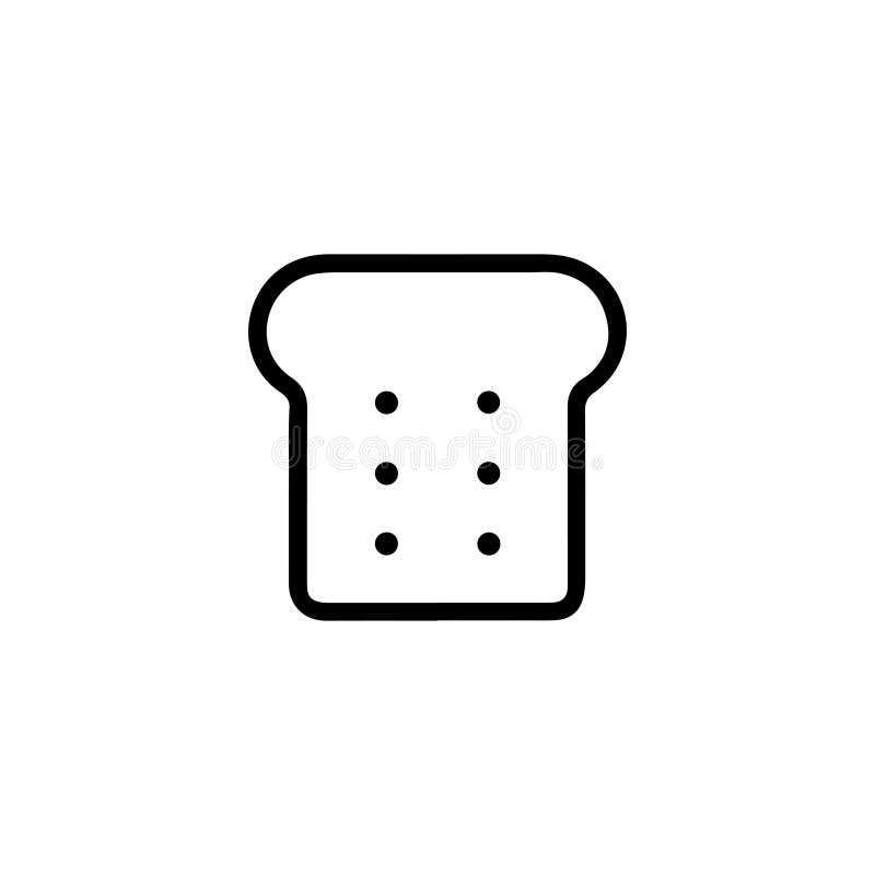 Bread Slice Line Art Stock Illustrations – 3,946 Bread Slice Line Art ...