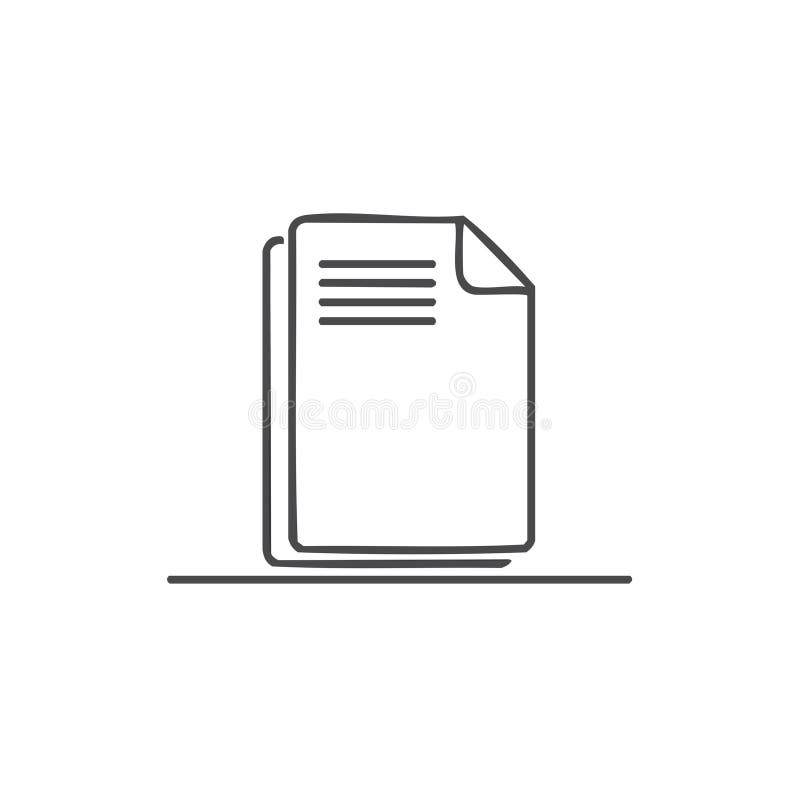 Stacked Document Sheets Stock Illustrations – 1,152 Stacked Document ...