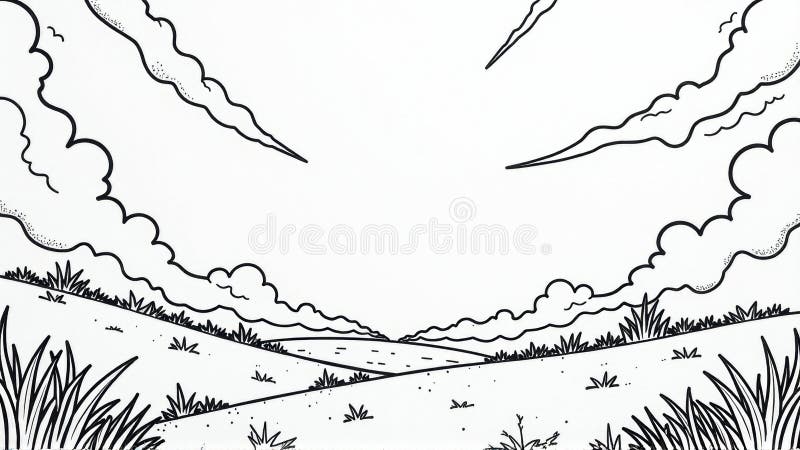 Rolling Hills Line Art Stock Illustrations – 514 Rolling Hills Line Art ...