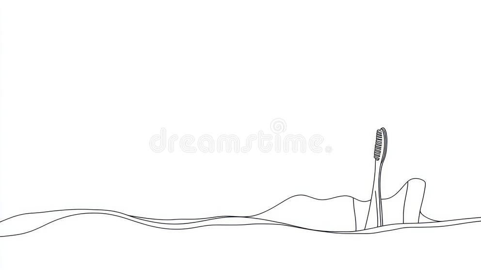 Line Art Toothbrush Stock Illustrations – 3,948 Line Art Toothbrush ...
