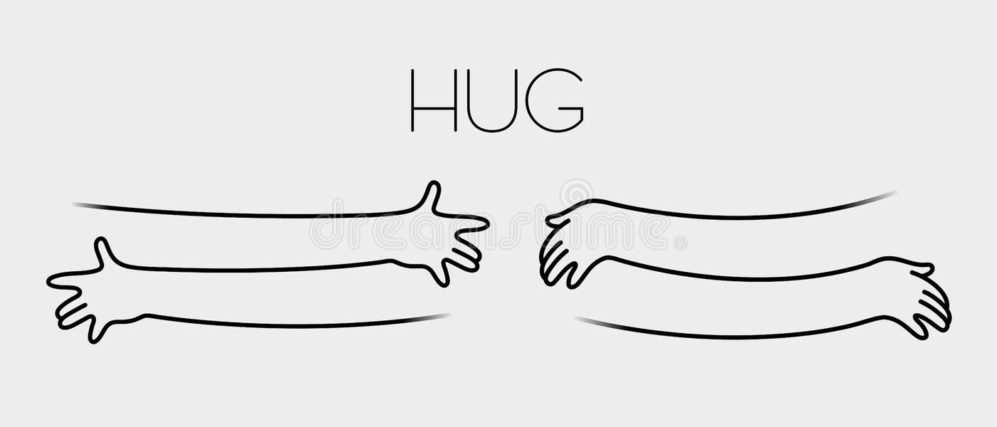 Hug Drawing Stock Illustrations – 20,994 Hug Drawing Stock ...