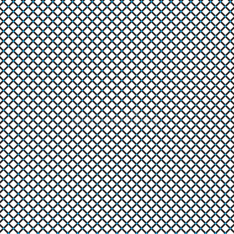Simple Line Cube Square Grid Fence Pattern Black Background Stock ...