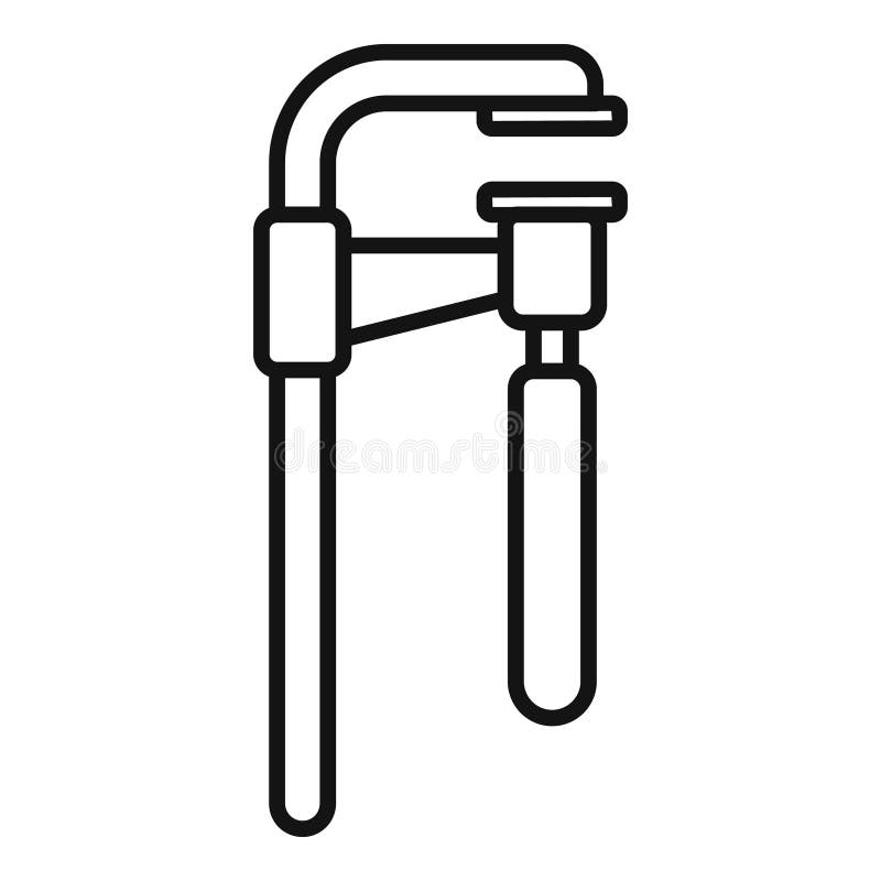 Adjustable Wrench Icon Showing Plumbing Tool for a Plumber Stock Vector ...