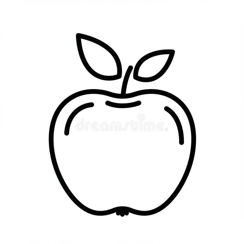 Apple Top Drawing Stock Illustrations – 2,285 Apple Top Drawing Stock ...