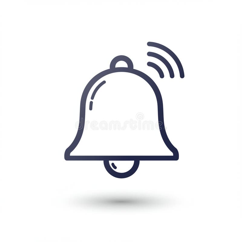 Single Bell Outline Stock Illustrations – 2,465 Single Bell Outline ...