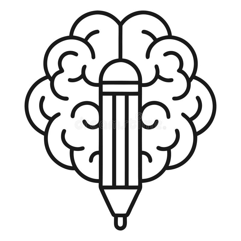 Brain Writing Stock Illustrations – 9,422 Brain Writing Stock ...