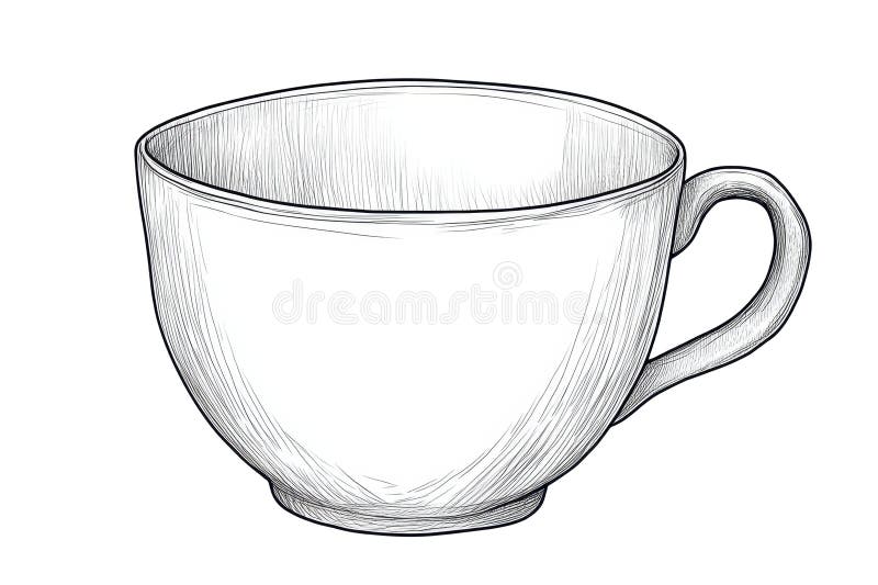 Teacup Line Art Stock Photos - Free & Royalty-Free Stock Photos from ...
