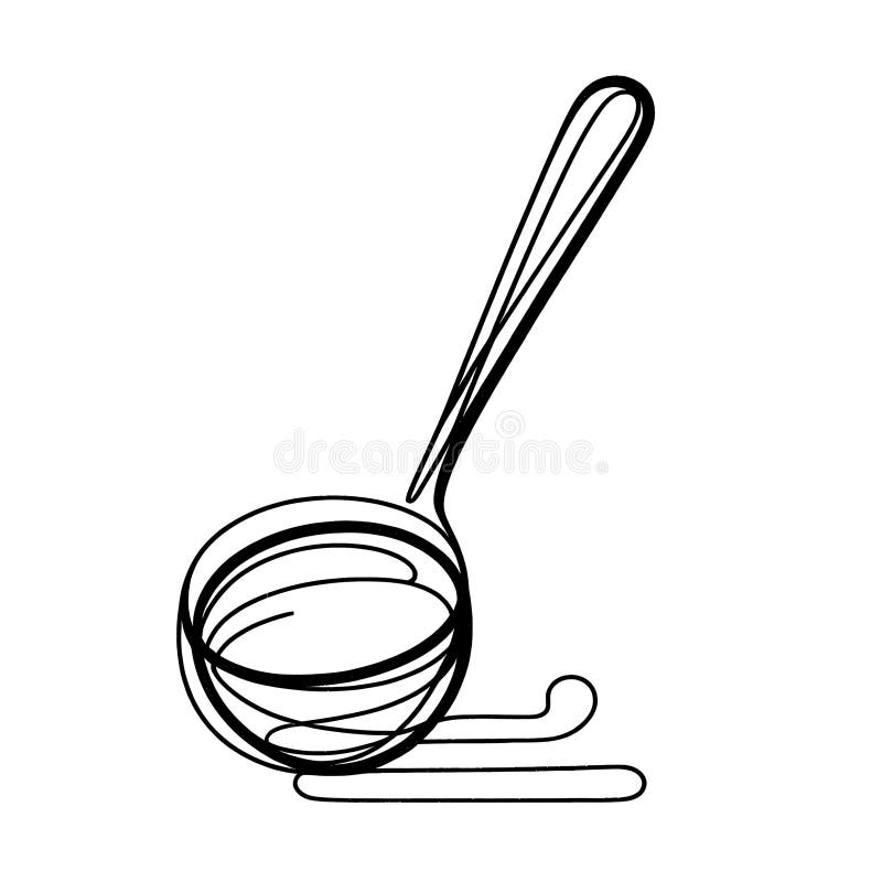 Soup Ladle Sketch Stock Illustrations – 299 Soup Ladle Sketch Stock ...