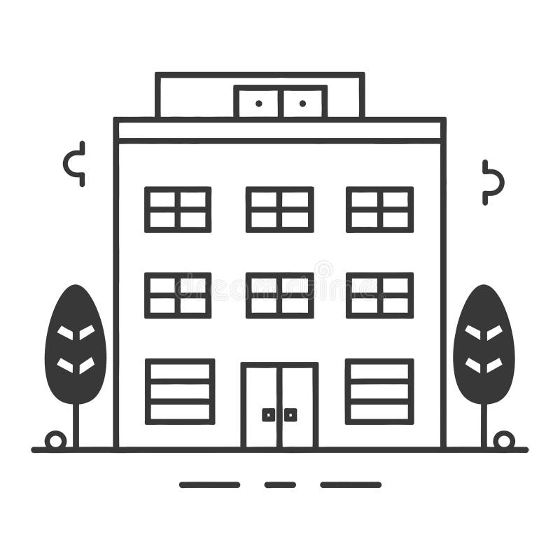 AI-Generated Building Illustration Stock Vector - Illustration of ...