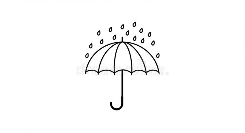 Umbrellas Line Drawing Stock Illustrations – 1,311 Umbrellas Line ...
