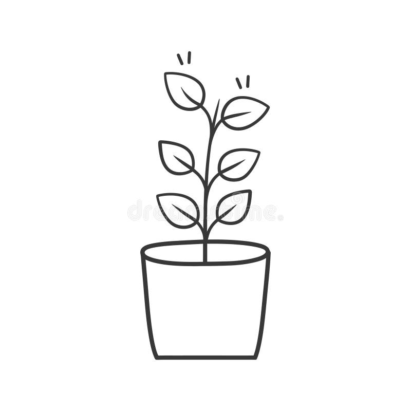 Simple Drawing Plant Stock Illustrations – 139,261 Simple Drawing Plant ...