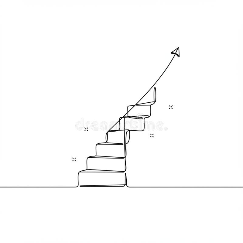 Arrow Growth Line Drawing Stock Illustrations – 12,338 Arrow Growth ...
