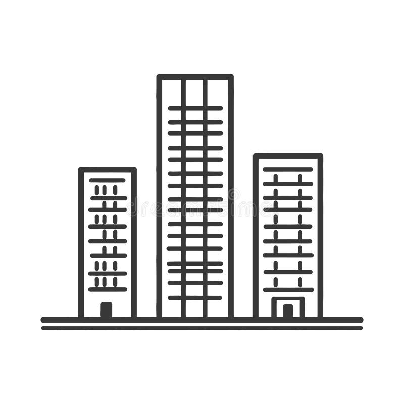 AI-Generated Cityscape stock illustration. Illustration of apartments ...