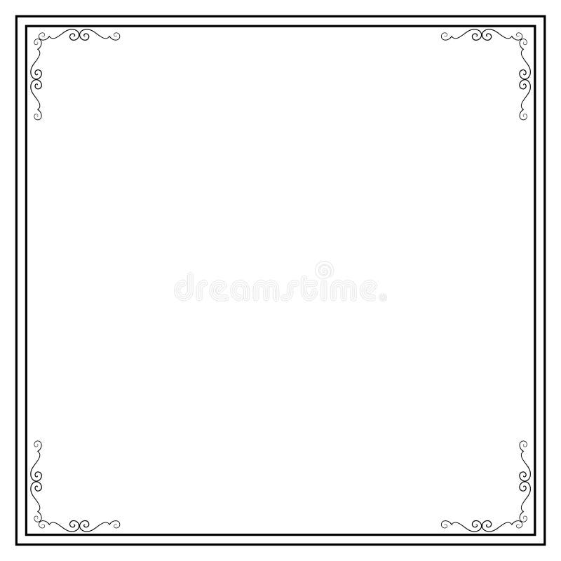 Simple Line Border Stock Illustrations – 155,980 Simple Line Border ...