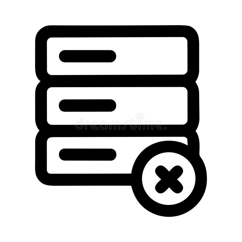 Server Delete Icon Stock Illustrations – 1,668 Server Delete Icon Stock ...