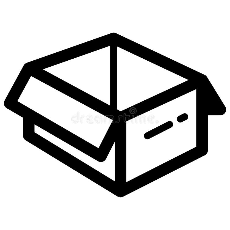 Open Box Icon Design Vector Illustration Stock Vector - Illustration of ...