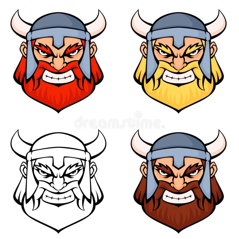 Angry Viking Face Tattoos